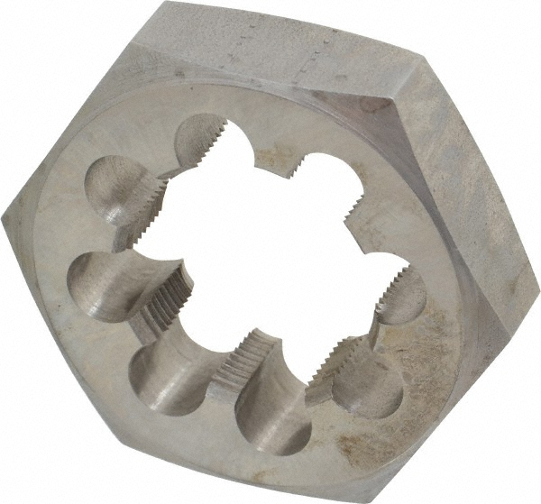 Made in USA - Hex Rethreading Die: 2-12, 1" Thick, Right Hand, Carbon ...