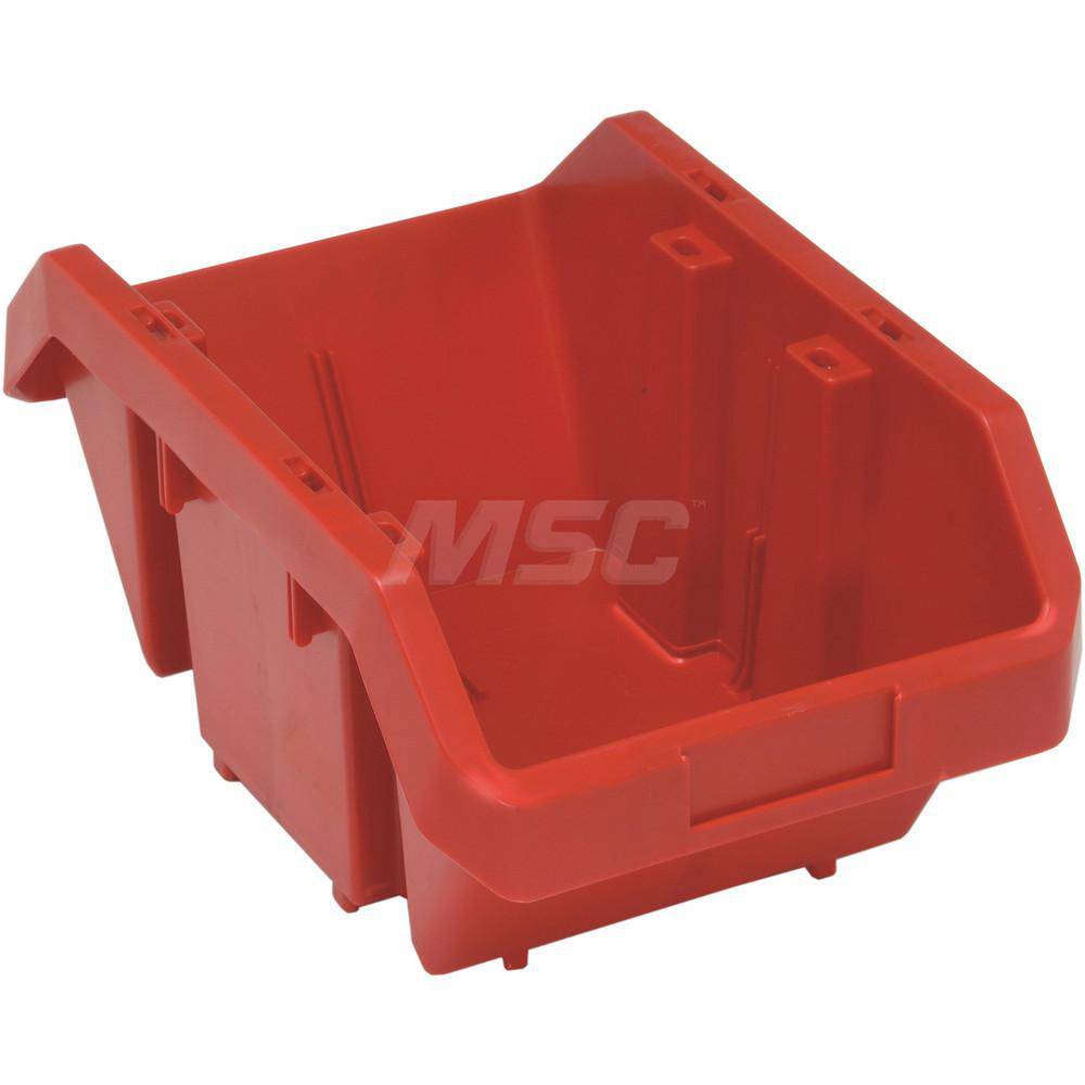 Quantum Storage - Plastic Stack & Nest Bin: Red | MSC Direct