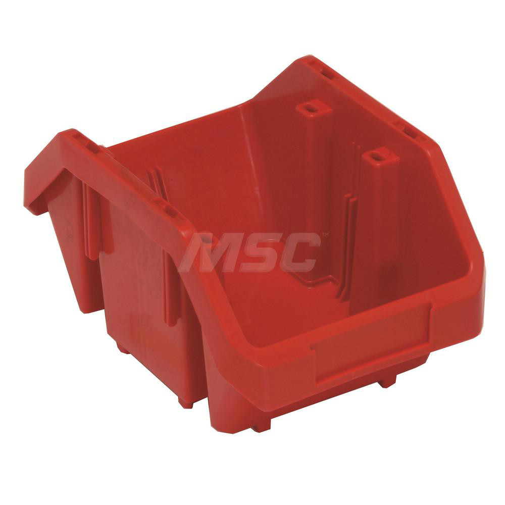 Quantum Storage - Plastic Stack & Nest Bin: Red | MSC Direct