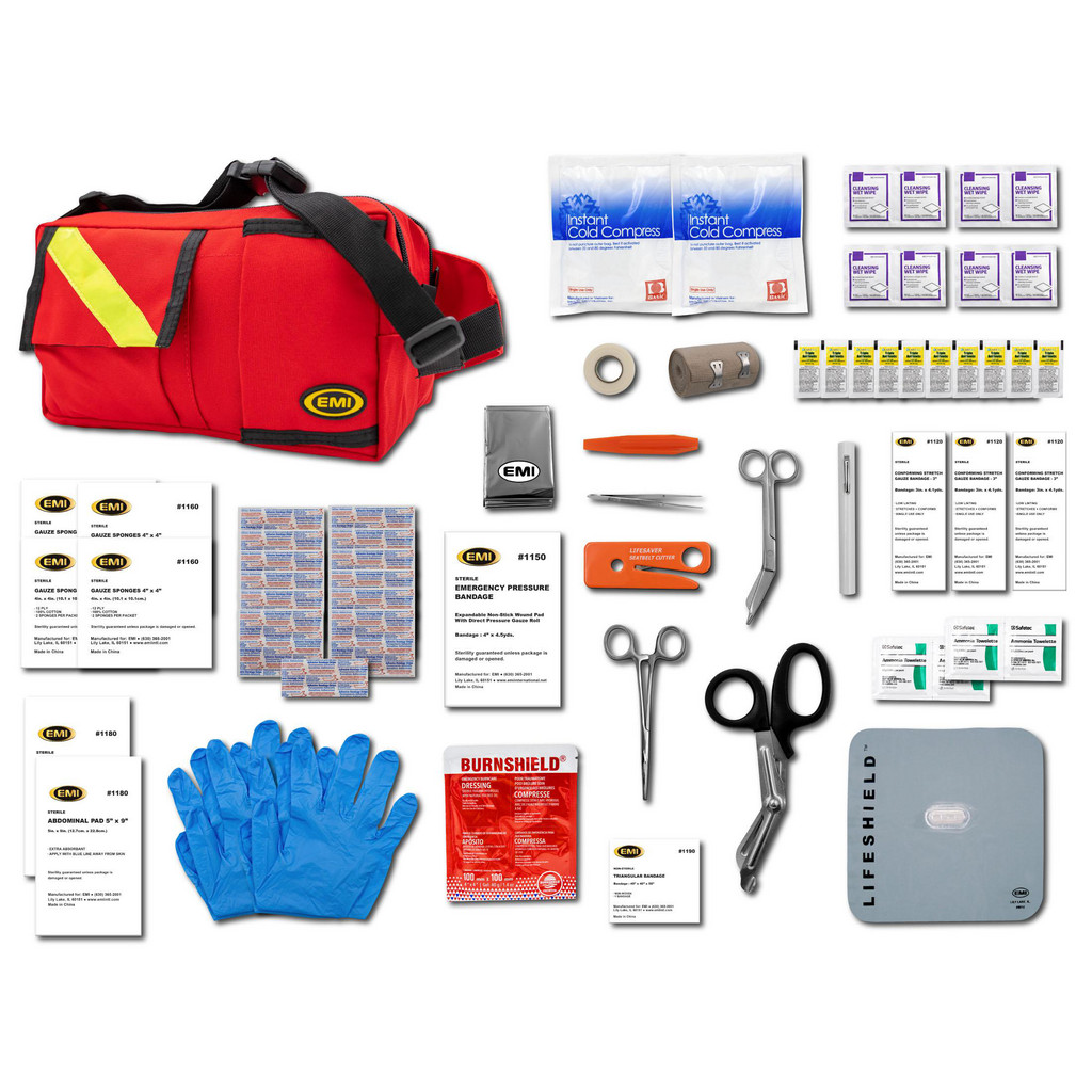EMI - 80 Pc EMS Trauma First Aid Kit for 2: Portable | MSC Direct