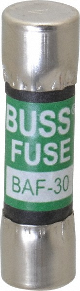 Cooper Bussmann - Supplemental Fuse: Fast-Acting, 250 V, 30.00 A | MSC ...