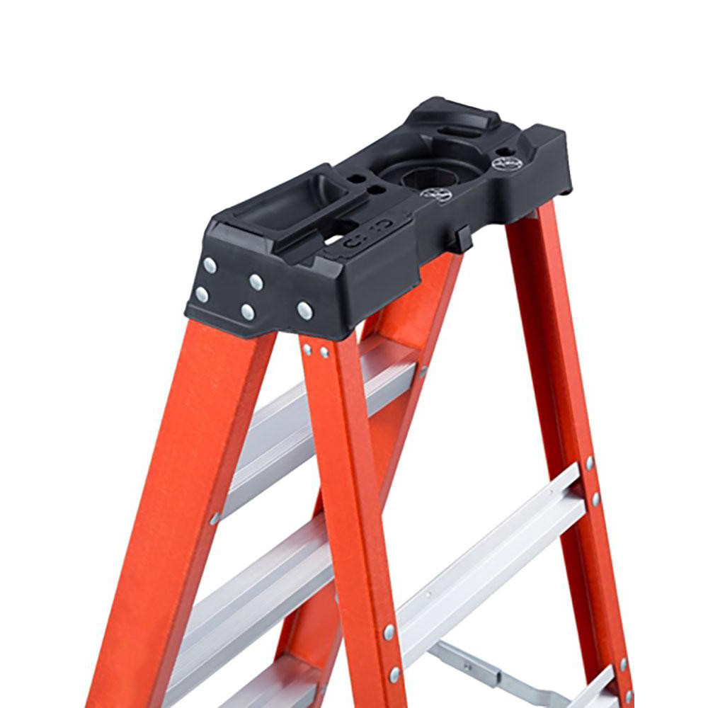 Louisville - 5 Step Fiberglass Foldable Step Ladder: Type IAA 375 lb ...