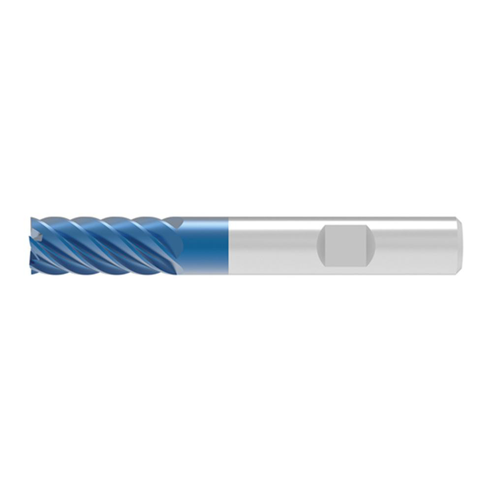 WNT - Square End Mill: 18.00 mm Dia, 35.00 mm LOC, 10 Flute, Solid ...