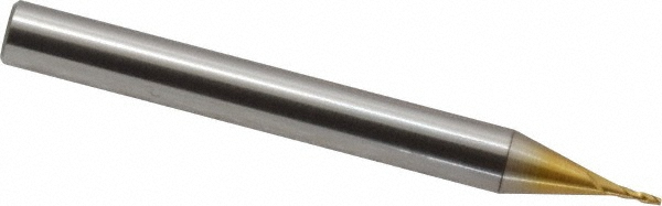 OSG - Square End Mill: 1/32" Dia, 3/32" LOC, 2 Flute, Powdered Metal ...