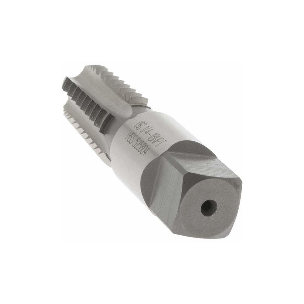 OSG - 1/4-18 NPT, 5 Flutes, Bright Finish, High Speed Steel ...