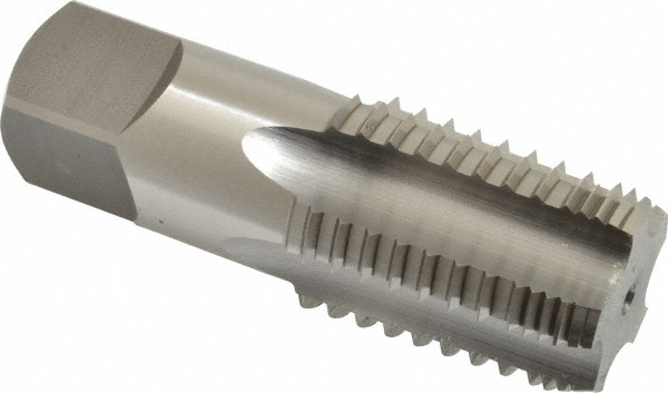 OSG - 1 - 11-1/2 NPT, 5 Flutes, Bright Finish, High Speed Steel ...