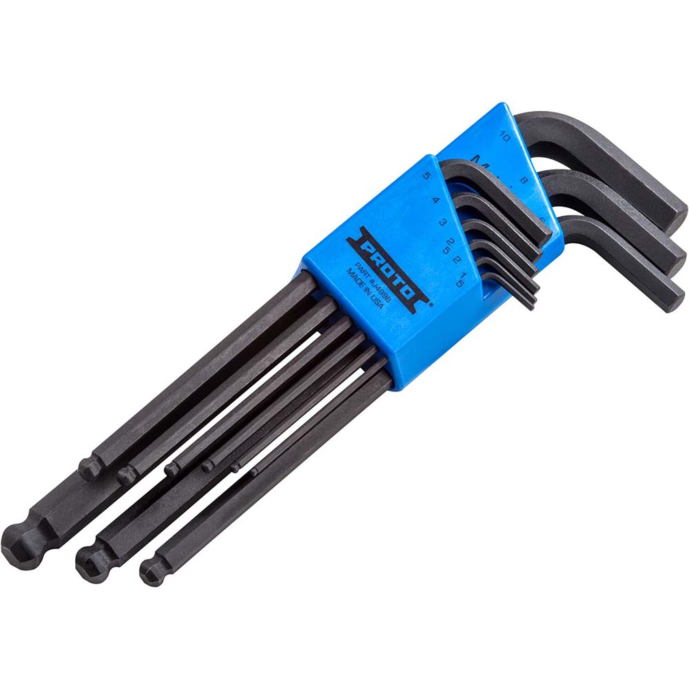 Proto - 9 Piece L-Key Ball End Hex Key Set | MSC Direct