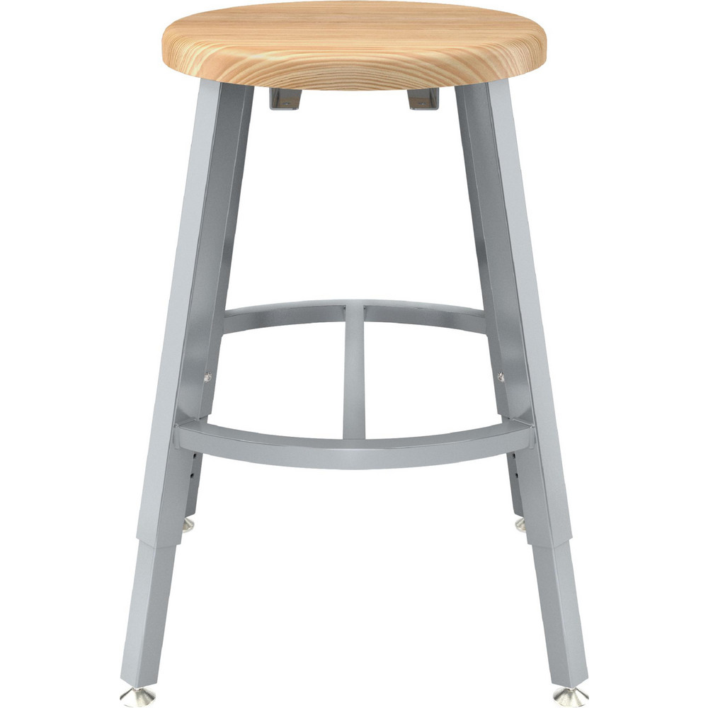National Public Seating - Stationary Stools; Seat Depth: 14 in; Seat ...
