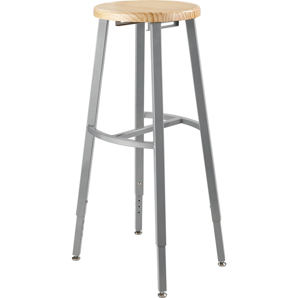 National Public Seating - Stationary Stools: Seat Depth: 14 in; Seat ...