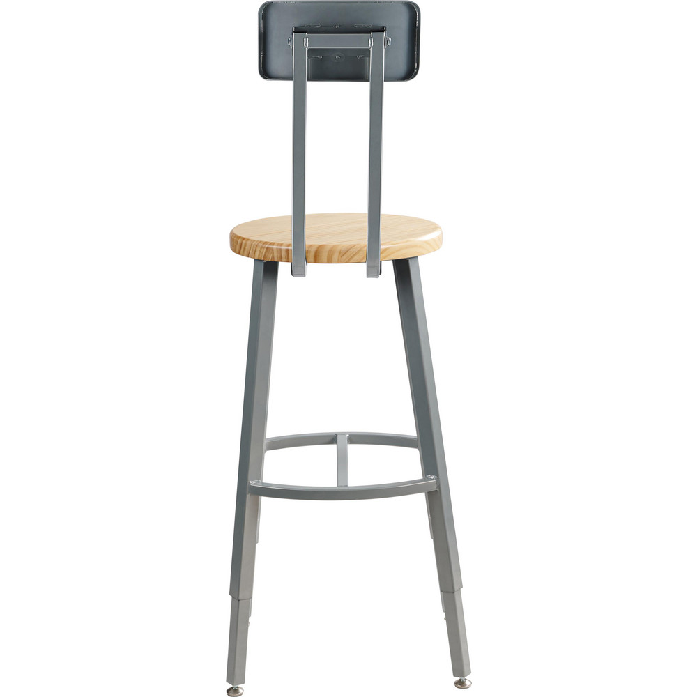 National Public Seating - Stationary Stools: Seat Depth: 14 in; Seat ...