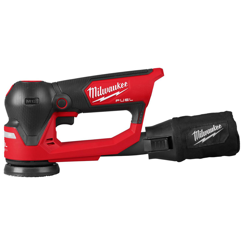 Milwaukee Tool - Electric Orbital Sanders: Pad Shape: Round; Batteries ...