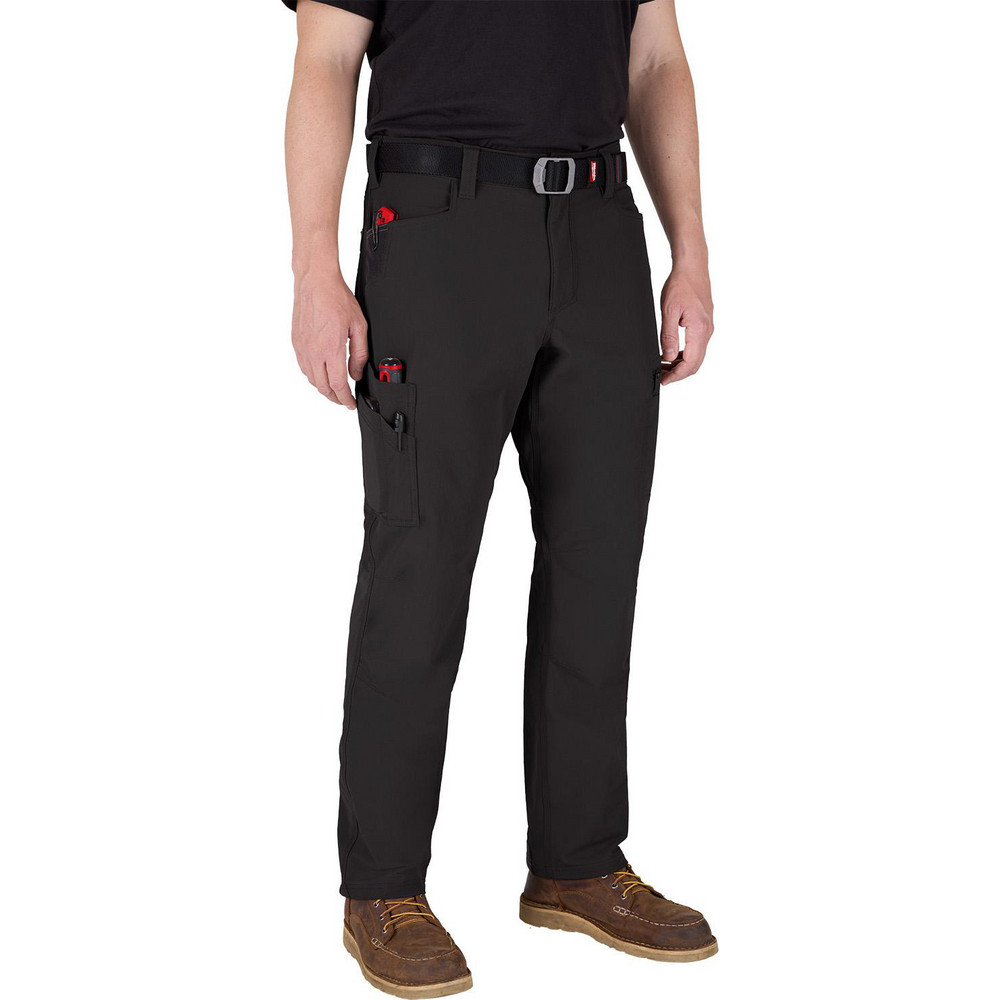 Milwaukee Tool - Washable Pants: Size 40X30, Black, Cotton, Polyester ...
