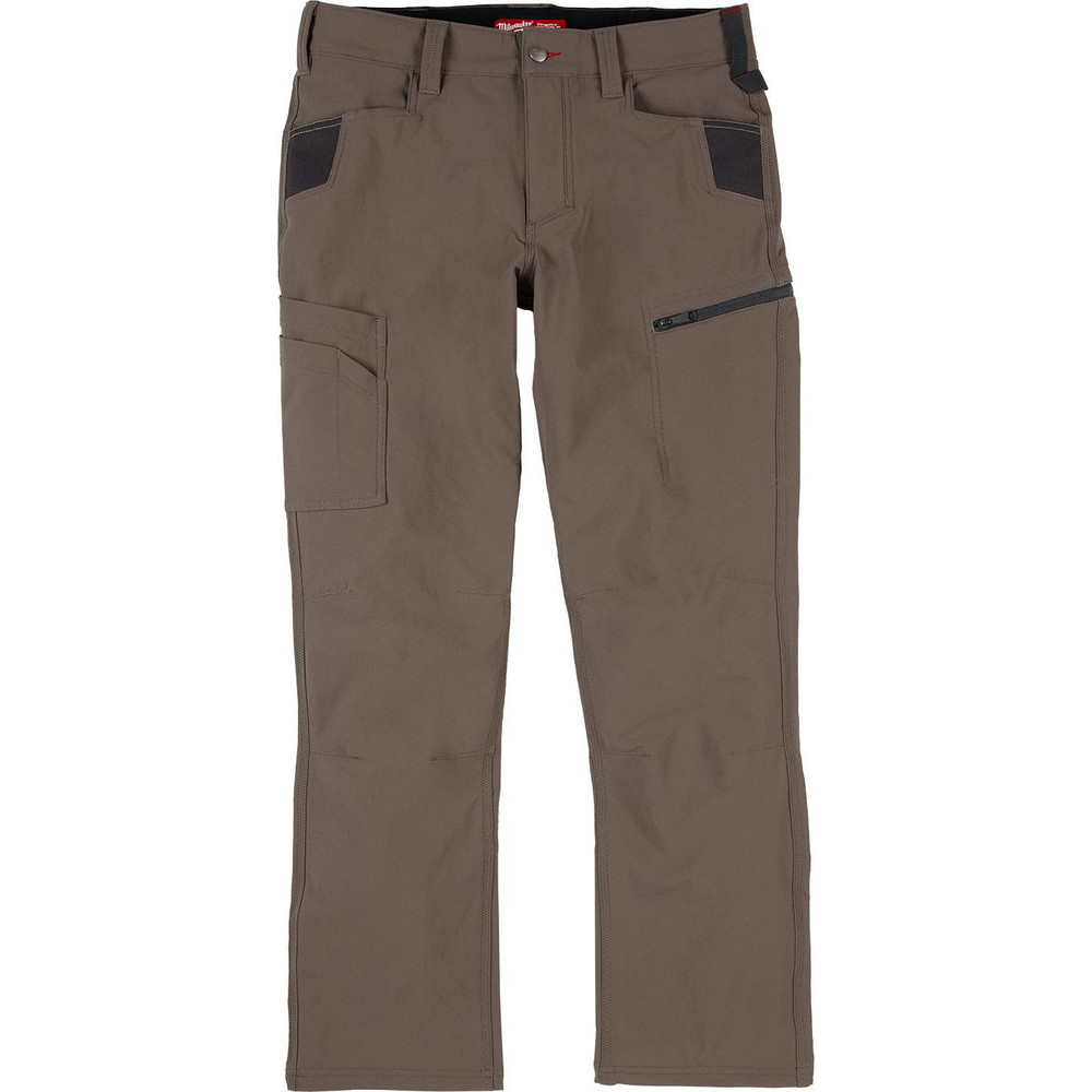 Milwaukee Tool - Washable Pants: Size 36X34, Brown, Cotton, Polyester ...