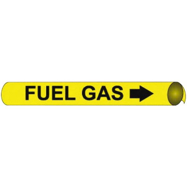 NMC - Pipe Marker with Fuel Gas Legend and Arrow Graphic - 81778748 ...