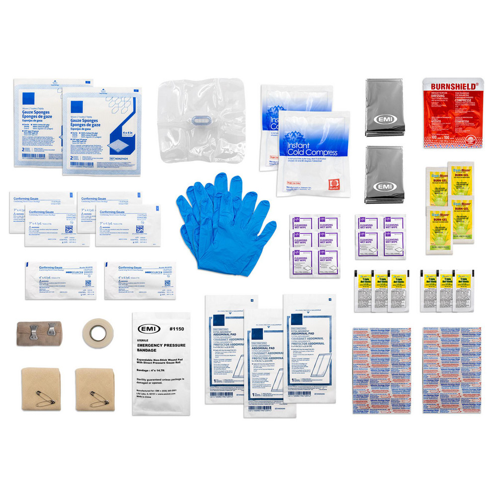 EMI - 67 Pc EMS Refill First Aid Kit for 3: Portable | MSC Direct