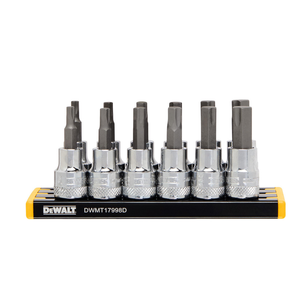 DeWALT - Hex & Torx Bit Socket Sets: Hex Bit, 3/8 | MSC Direct