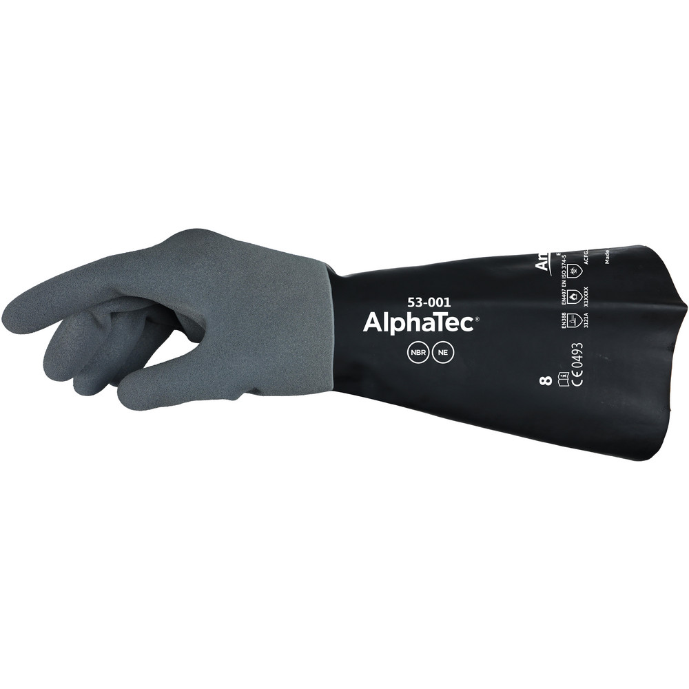 Ansell - Chemical Resistant Gloves: AlphaTEC™ 53-001, 17.00 mil ...