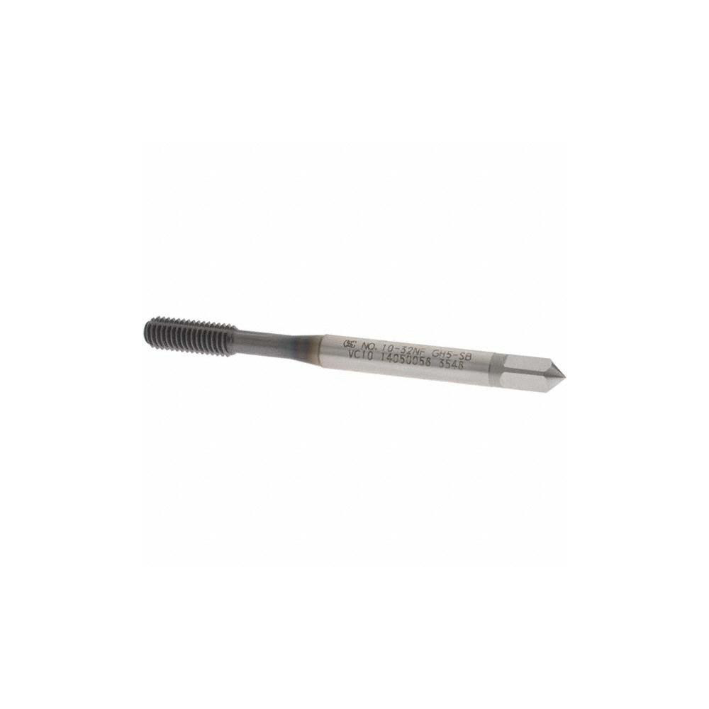 OSG - Thread Forming Tap: #10-32 UNF, 2B Class of Fit, Bottoming Chamfer, Powdered Metal High ...