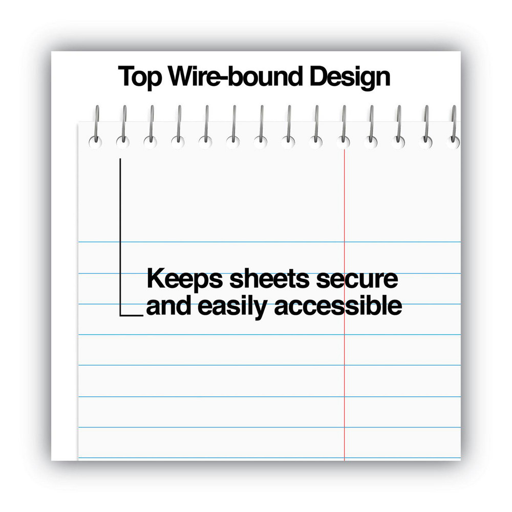 UNIVERSAL - Steno Book: 80 Sheets, 6 x 9" Sheet, Gregg Ruled, White ...