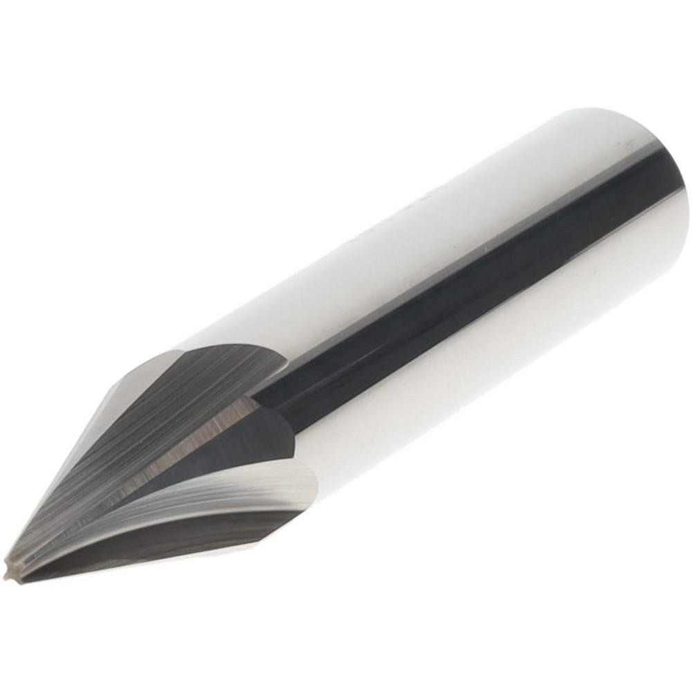 Harvey Tool - Chamfer Mill: 1/2" Dia, 1/2" Shank Dia, 30 deg, 4 Flute ...