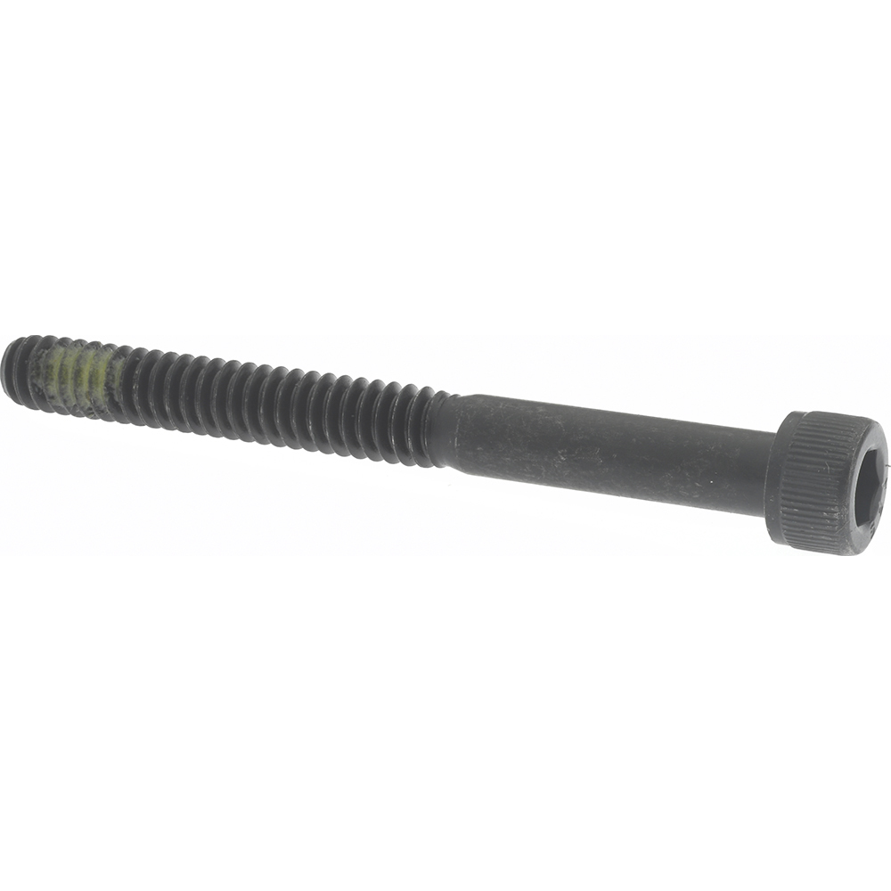 Value Collection - Hex Socket Cap Screw: #10-24, 2" Length Under Head, Alloy Steel, Black Oxide ...