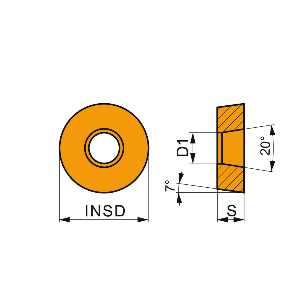 Dormer Pramet - Turning Insert: RCMX2006MO-RF1 T9315, Carbide | MSC Direct