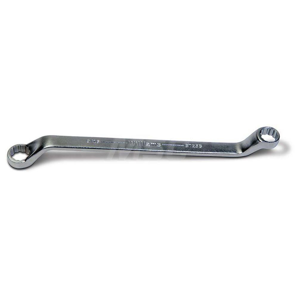 Williams - Offset Box End Wrench: 3/8 x 7/16", 12 Point, Double End ...