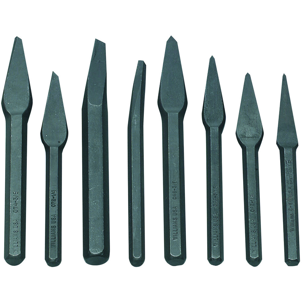 Williams - Punch Sets: Set Type: Pilot; Material: Steel; Punch Size ...