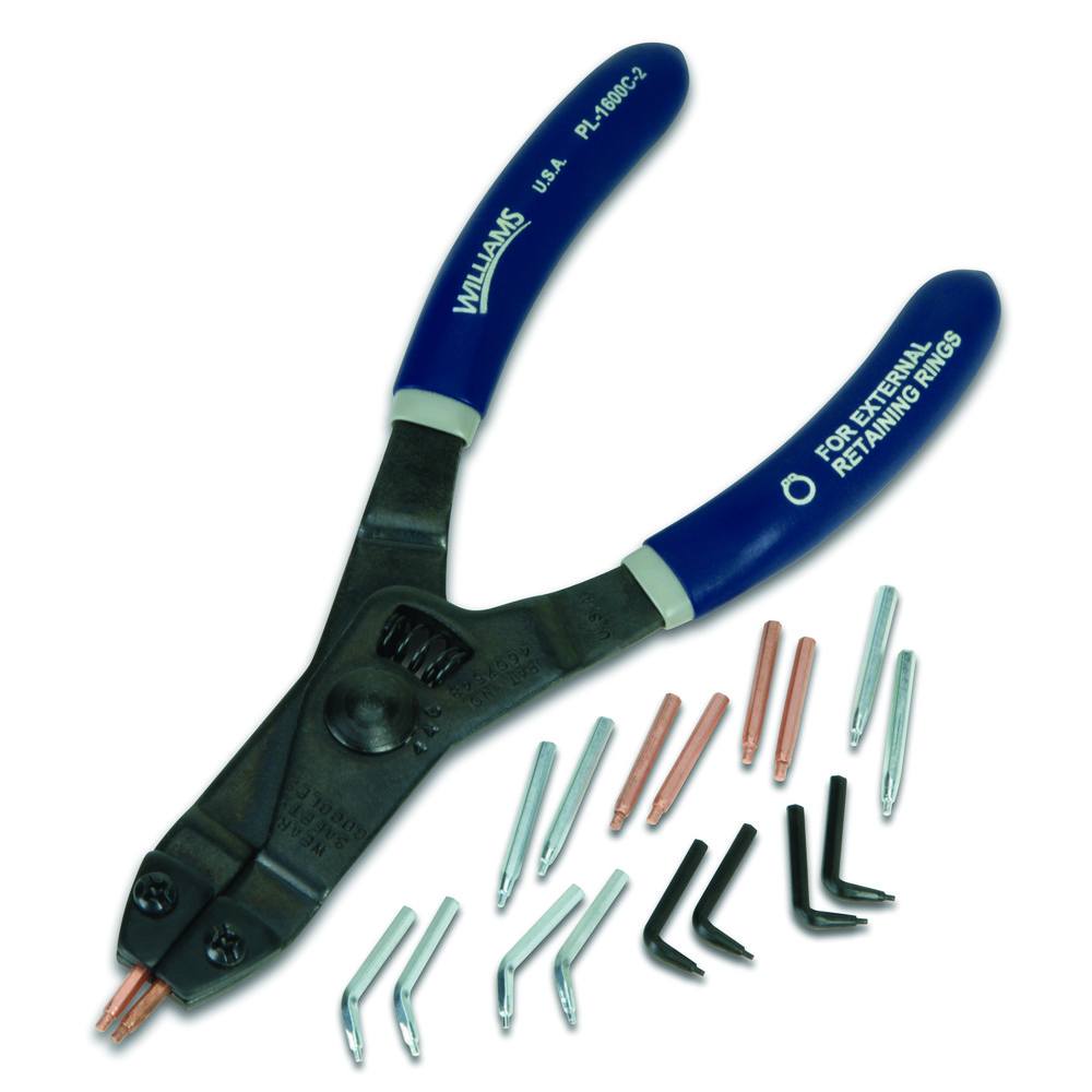Williams - Plier Sets: Plier Type Included: Snap Ring Plier, Tip set ...