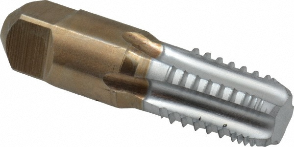 Hertel - 3/8-18 NPT, 5 Flutes, Chrome Plated, High Speed Steel ...