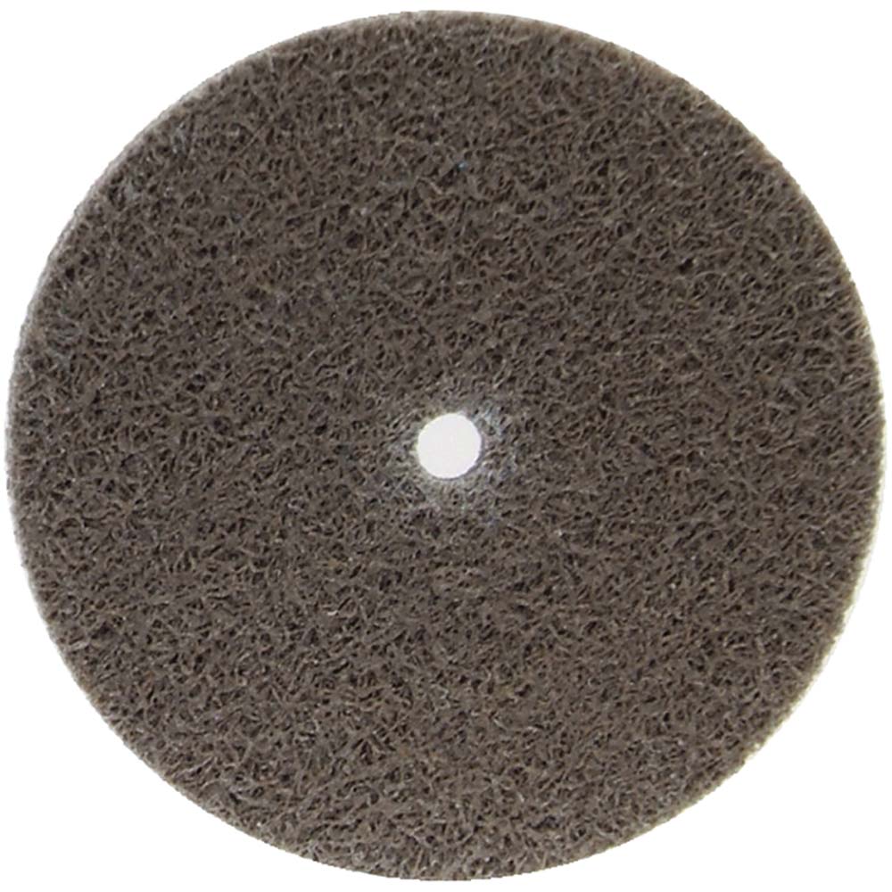 Norton - Deburring Wheel: 3" Dia, 1/4" Face Width, 3/8" Hole, Density 2 ...