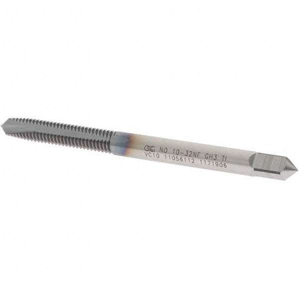 OSG - #10-32 UNF 2B 3 Flute TiCN Finish Powdered Metal Spiral Point Tap - 75763854 - MSC ...