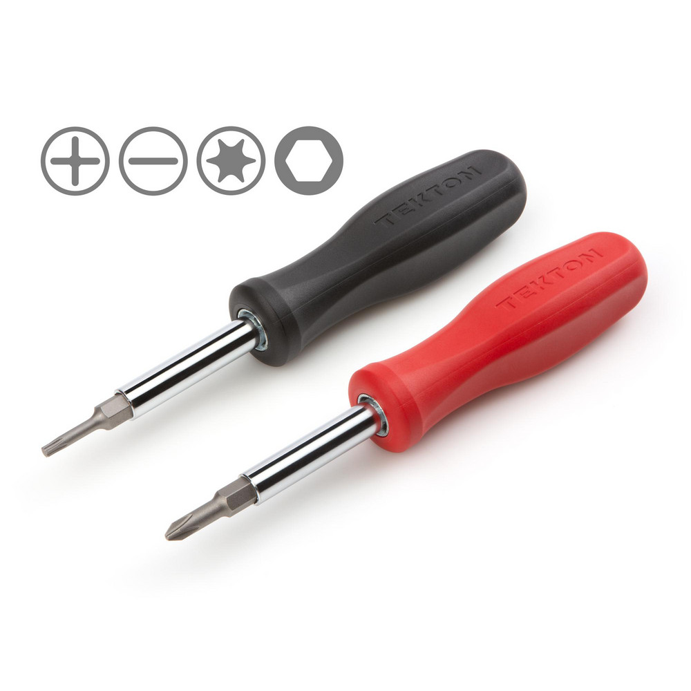 Tekton - Phillips, Slotted & Square Screwdriver Set: 2 Pc | MSC Direct