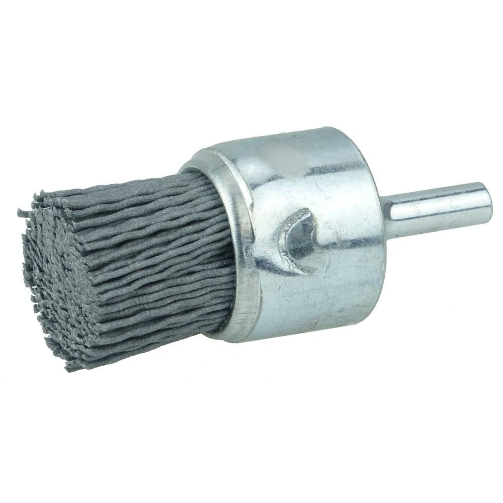 Weiler - End Brushes: 1" Dia, Nylon, Crimped Wire | MSC Direct