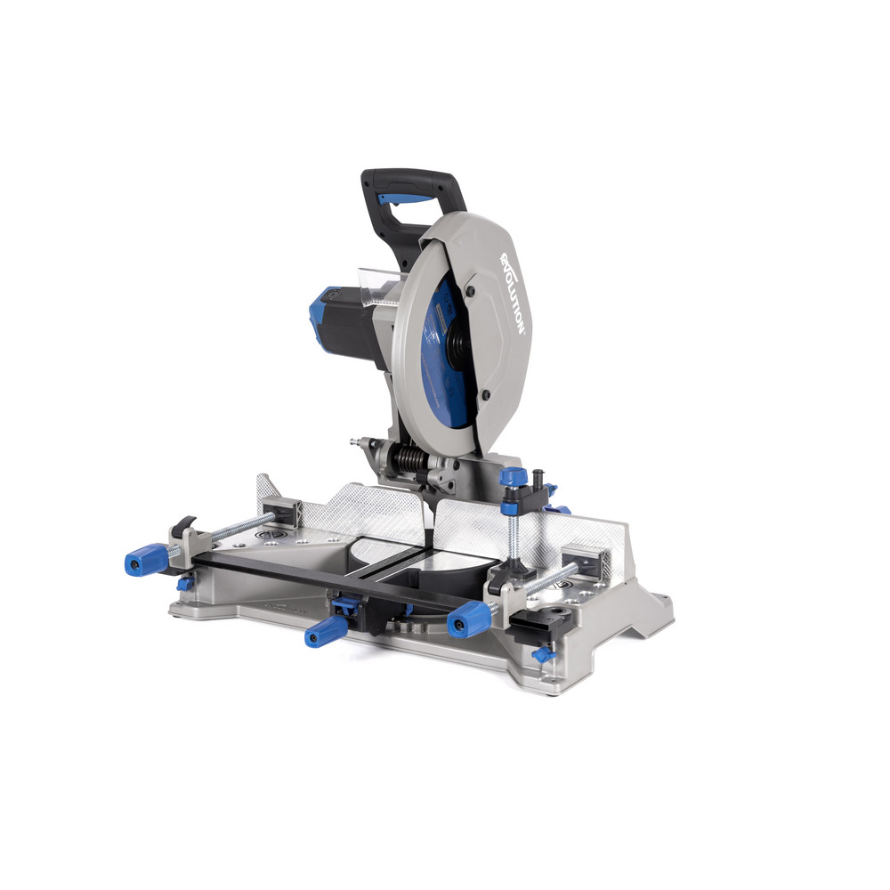 Evolution Power Tools - Electric Miter Saw: 14" Blade, 1" Arbor, 4.75 ...