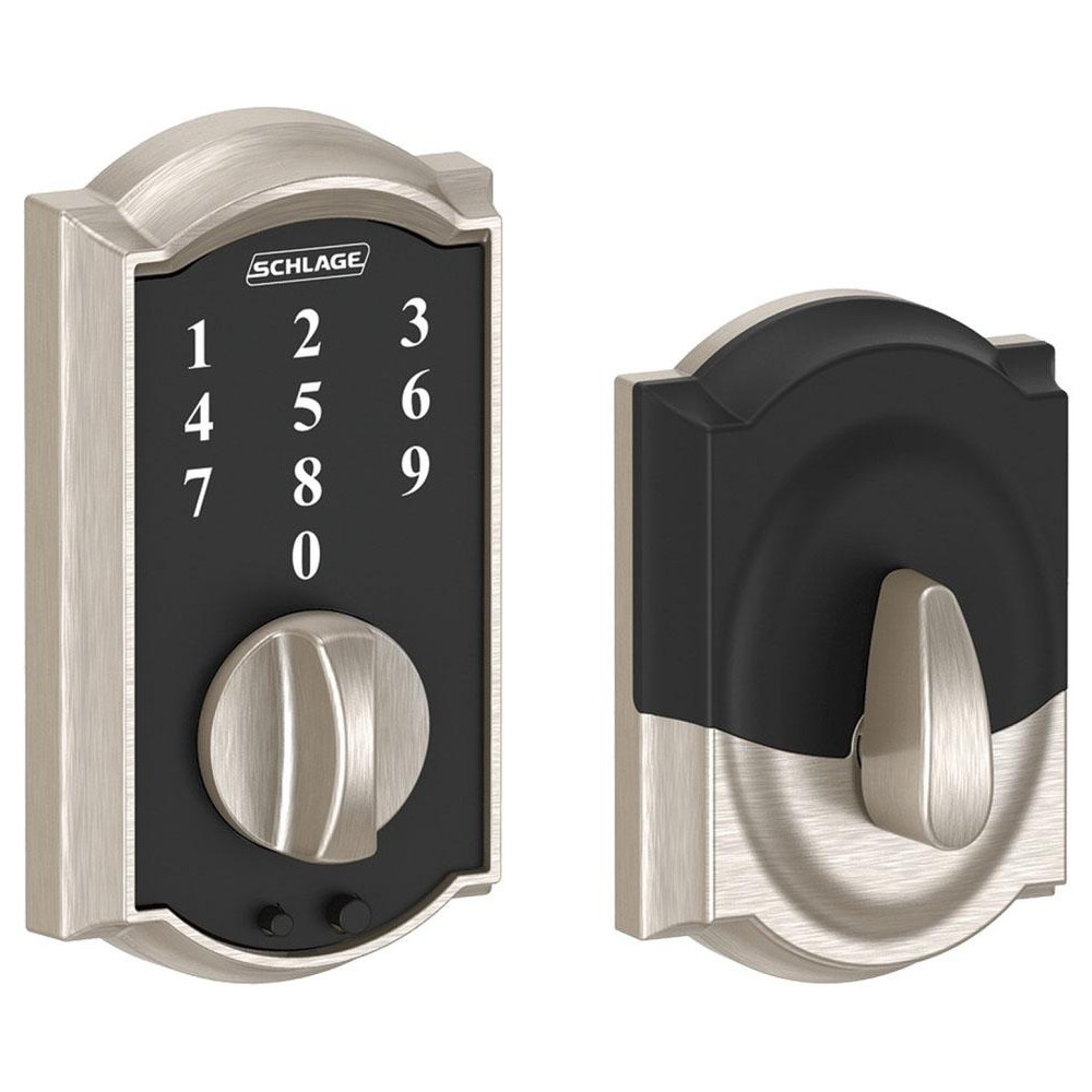 Schlage - Deadbolts: Deadbolt, Push Button, Key Codeable, Surface | MSC ...