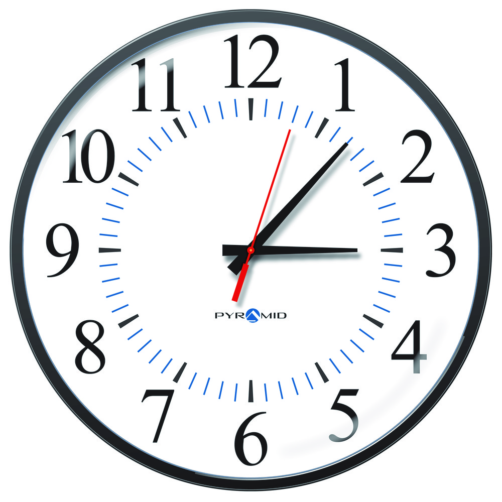 Pyramid - Office Wall Clocks: Clock Type: Dial; Display Type: Analog ...