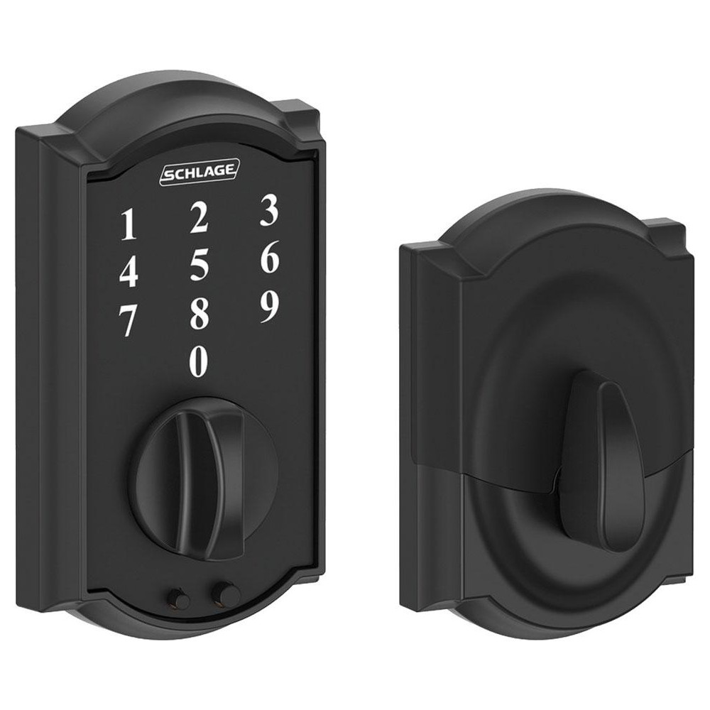 Schlage - Deadbolts: Deadbolt Type: Deadlatch; Lock Type: Push Button ...