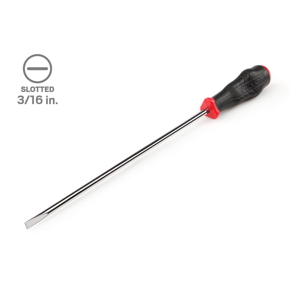 Tekton - 3/16 in. Slotted x 8 in. Driver [HT Chrome] | MSC Direct