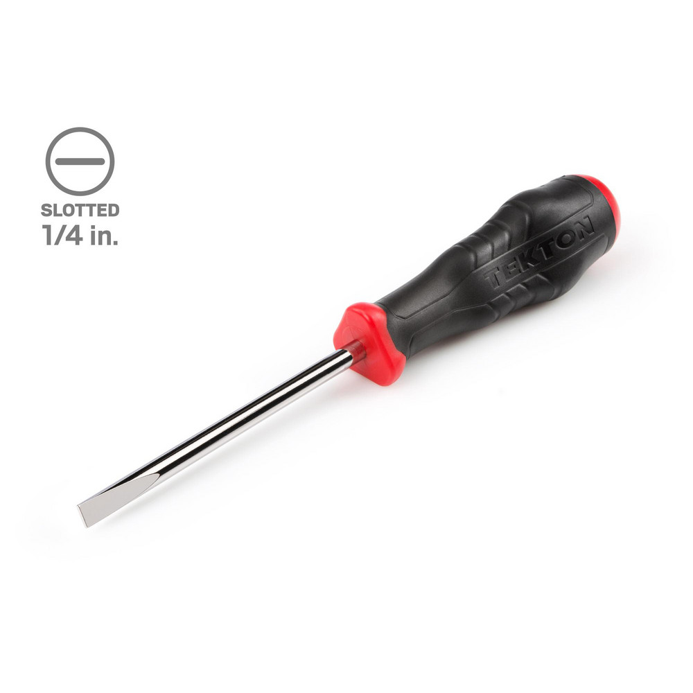 Tekton - 1/4 in. Slotted x 4 in. Driver [HT Chrome] | MSC Direct
