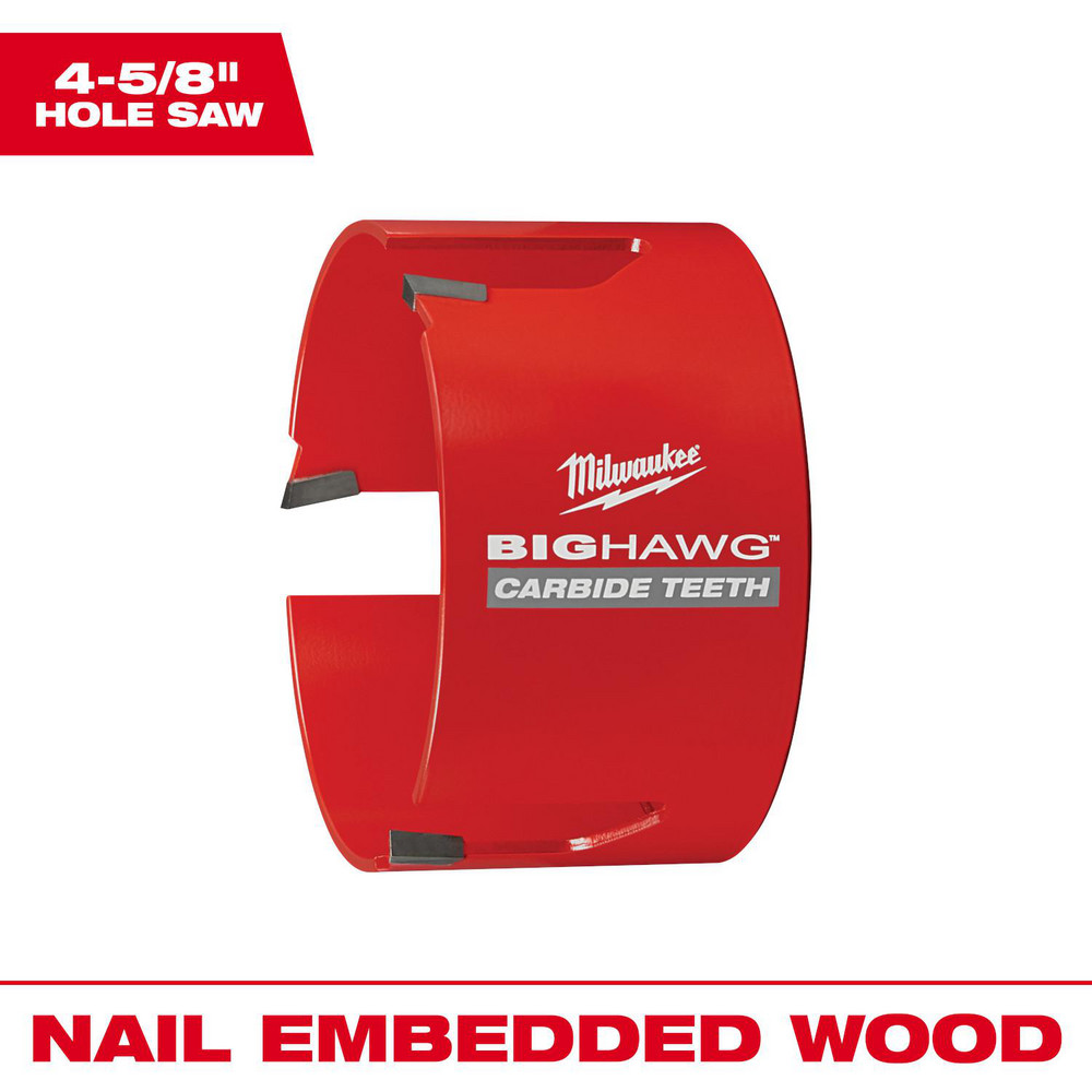 Milwaukee Tool - Hole Saws: Hole Saw Compatibility: Power Drills; Saw Diameter (Inch): 4-5/8 ...