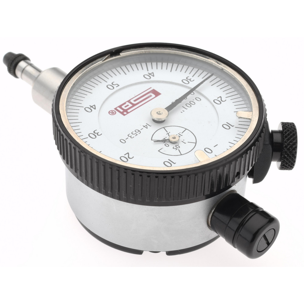 SPI - Dial Drop Indicator: 0.2500" Max Measurement, 0-50-0 Dial Reading ...