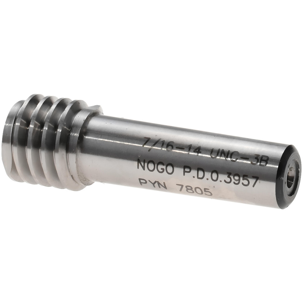 SPI - Plug Thread Gage: 7/16-14 Thread, 3B Class, Single End, No Go ...
