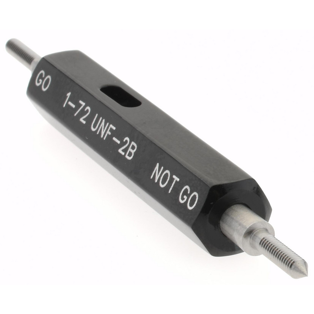 SPI - Plug Thread Gage: #1-72 Thread, 2B Class, Double End, Go & No Go ...