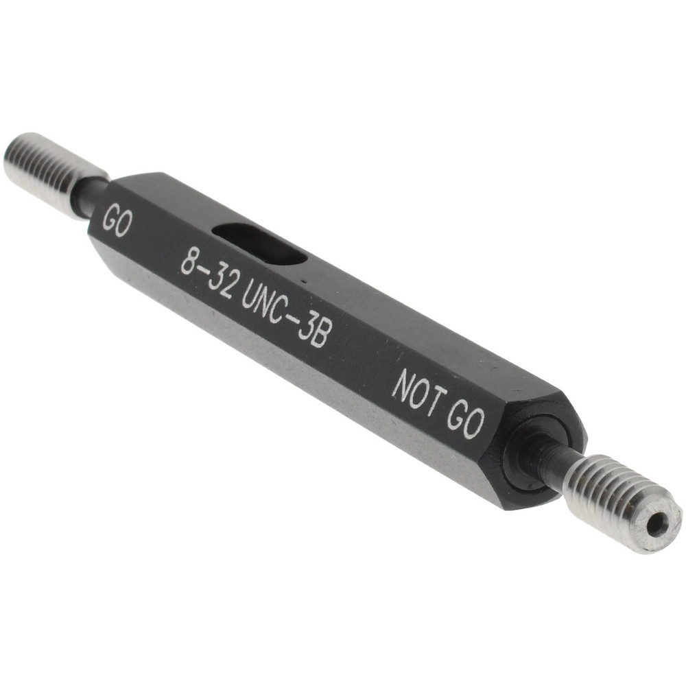 SPI - Plug Thread Gage: #8-32 Thread, 3B Class, Double End, Go & No Go | MSC Direct