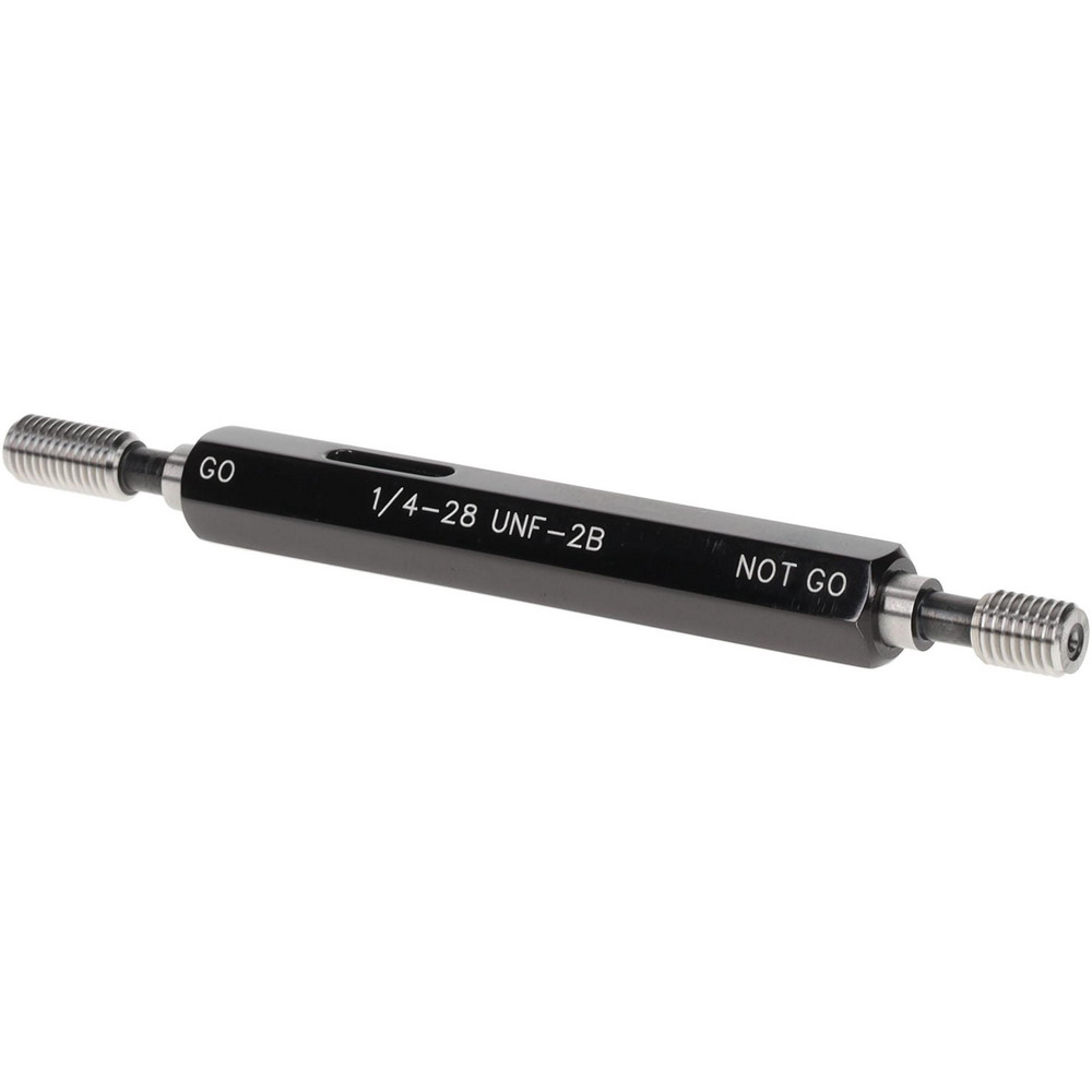 SPI - Plug Thread Gage: 1/4-28 Thread, 2B Class, Double End, Go & No Go | MSC Direct