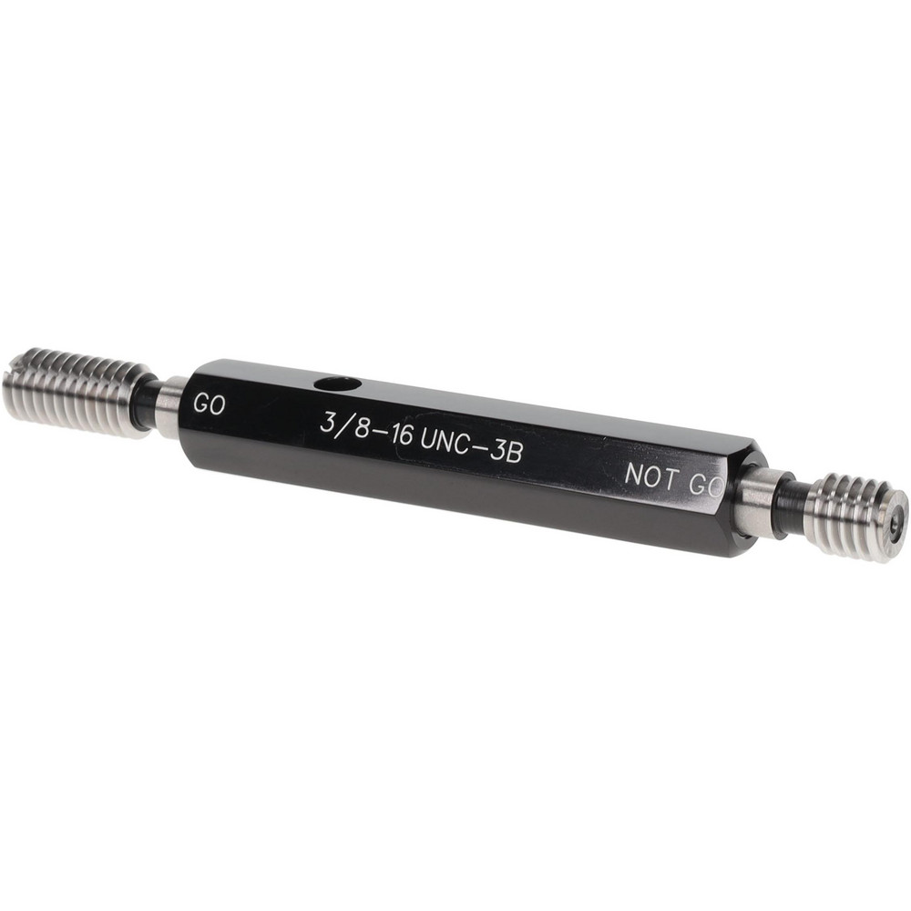 SPI - Plug Thread Gage: 3/8-16 Thread, 3B Class, Double End, Go & No Go | MSC Direct