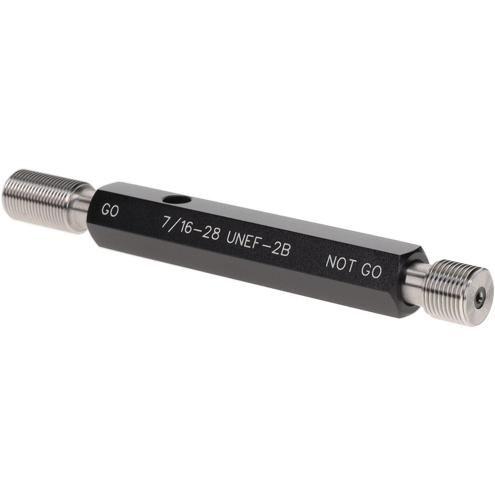 SPI - Plug Thread Gage: 7/16-28 Thread, 2B Class, Double End, Go & No Go | MSC Direct
