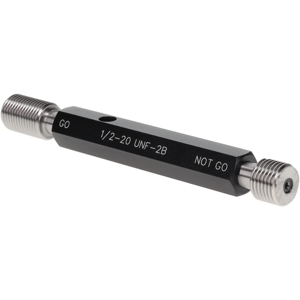 SPI - Plug Thread Gage: 1/2-20 Thread, 2B Class, Double End, Go & No Go | MSC Direct