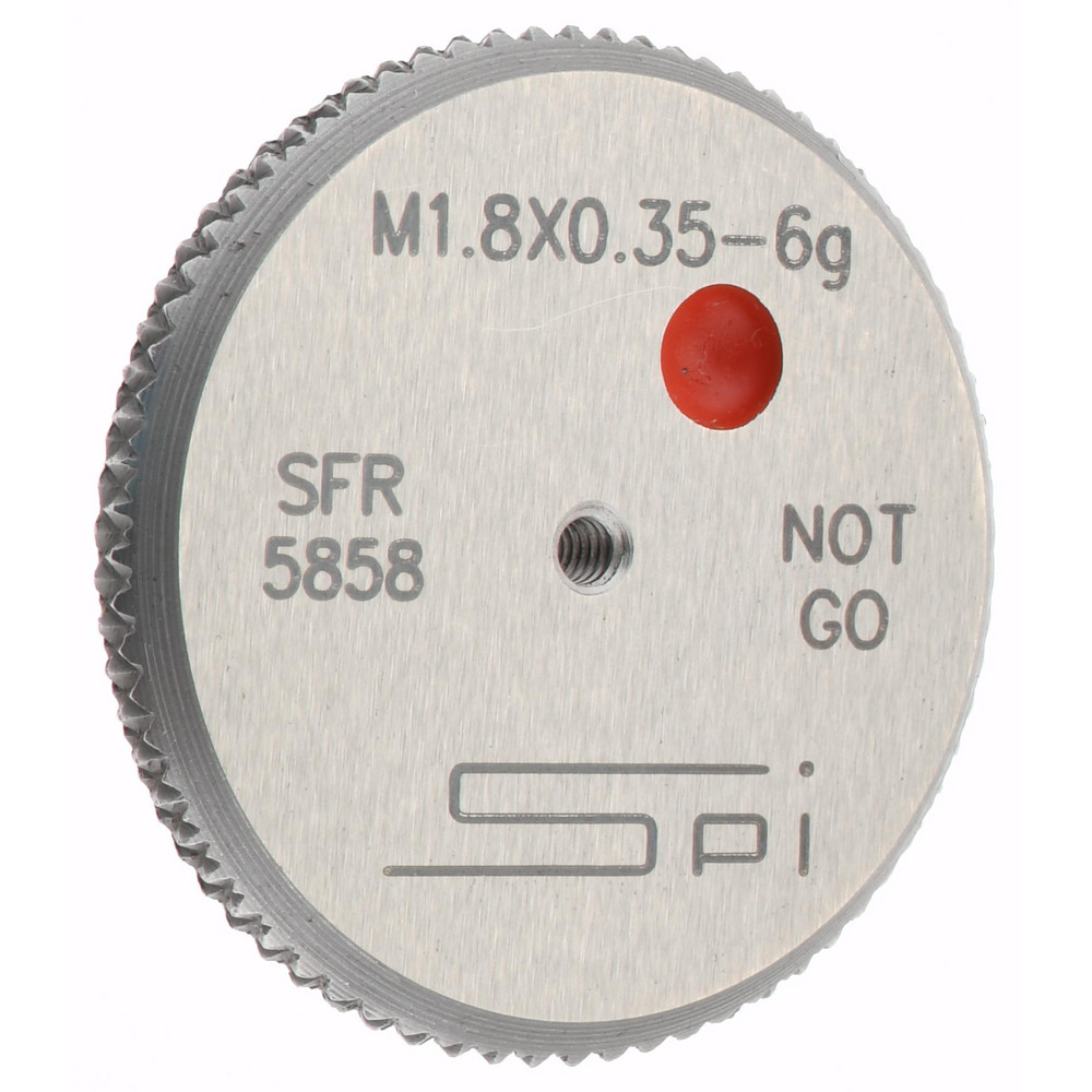 SPI - Threaded Ring Gage: M1.8 x 0.35 Thread, Class 6G, No Go | MSC Direct